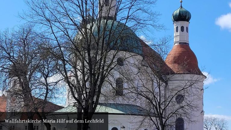 Wallfahrtskirche Maria Hilf auf dem Lechfeld - Klosterlechfeld (Bayern ...